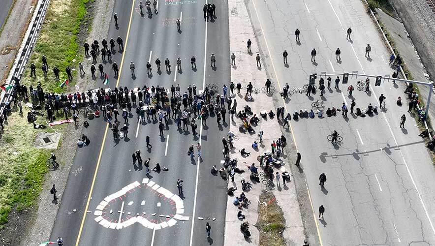 Protesters Block Traffic at Key Sites in Several U.S. Cities
